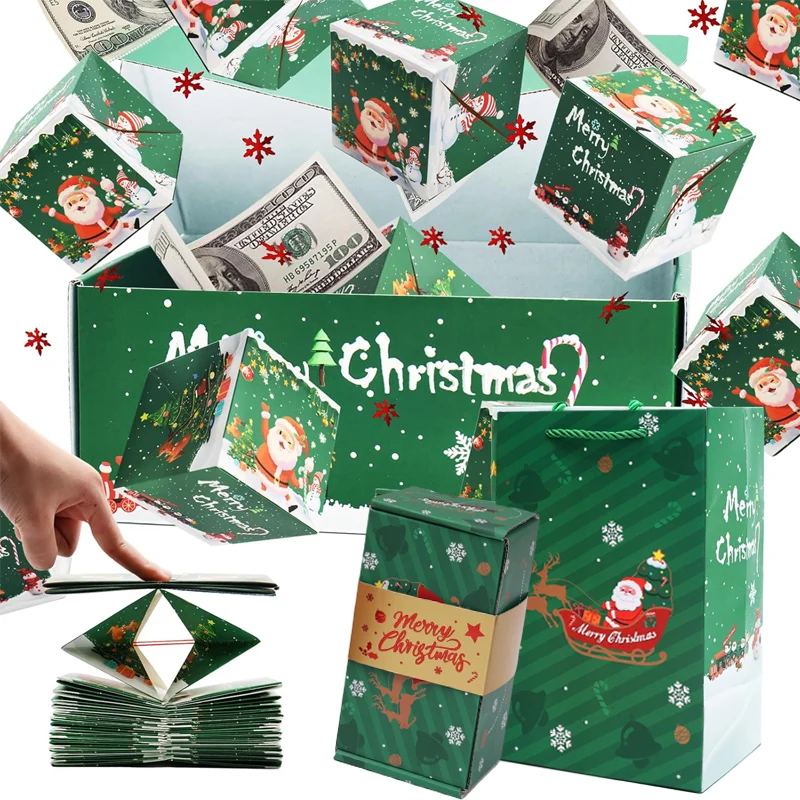 Creative-Christmas-Gift-Box-DIY-Folding-Paper-Box-Money-Birthday ...