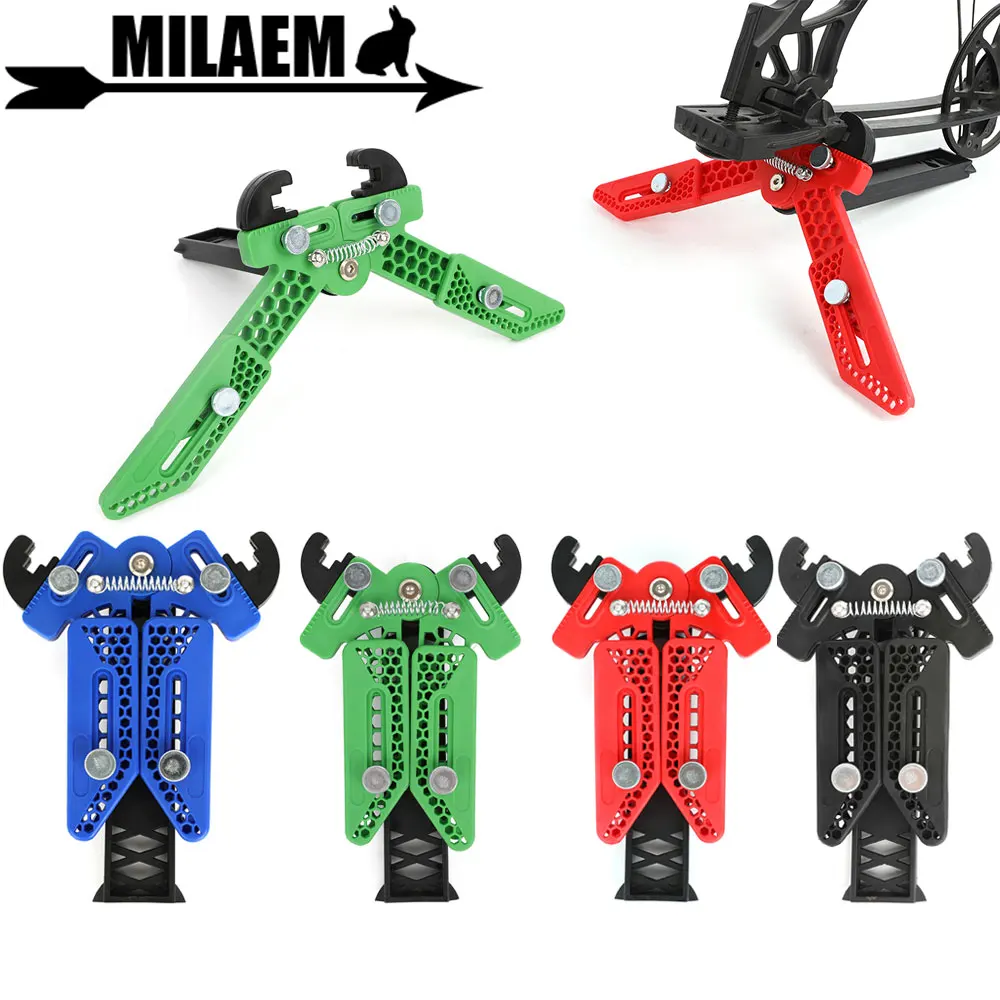 1pc Compound Bow Stand Plastic Bow Kick Stand 3 Legs Bracket Rack ...