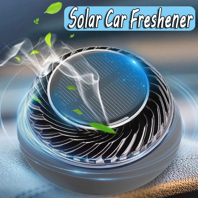 Car-Solar-Air-Freshener-Wooden-Fragrant-Slices-Rotary-Aroma-Diffuser ...