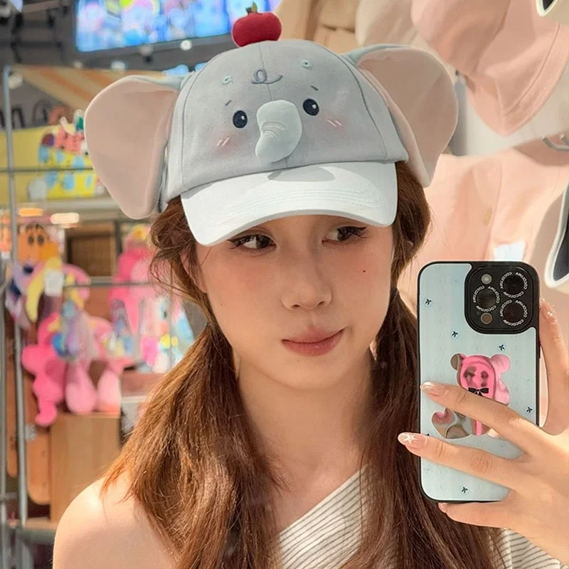 Disney Baseball Cap Cute Cartoon Dumbo Dumbo 3D Baseball Cap Kawaii ...