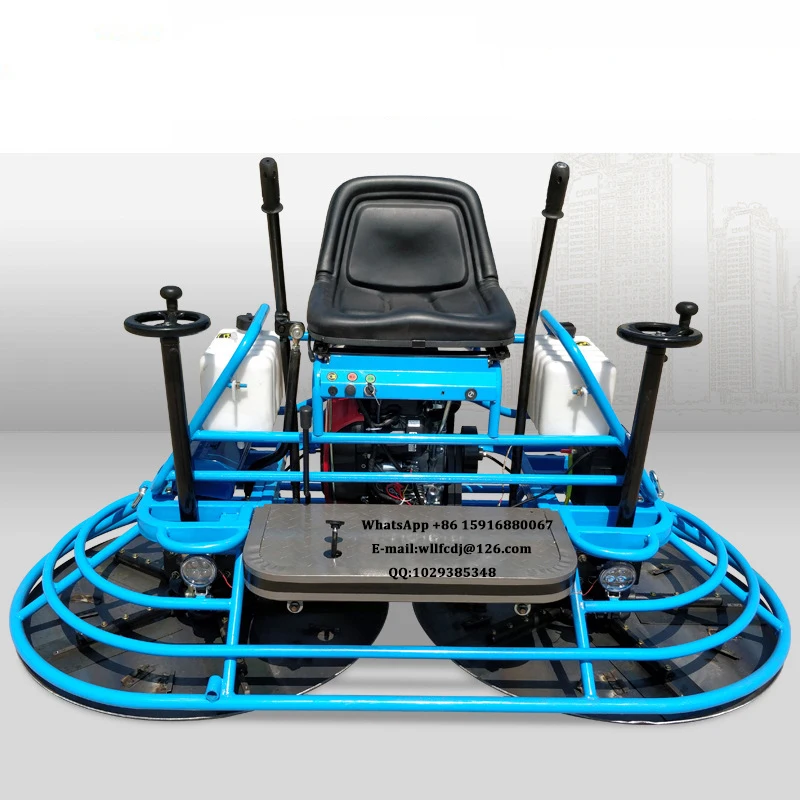 Driving Trowel Concrete Finishing Double Disc Gear Reducer Polished ...