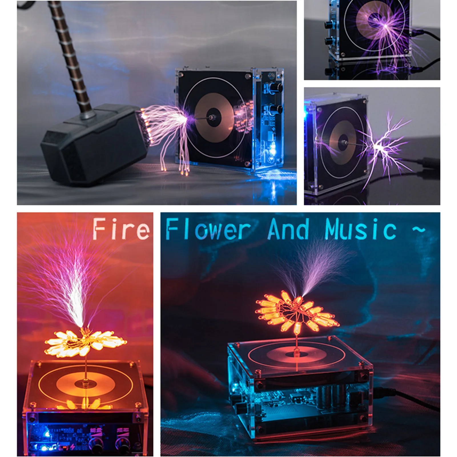 GFI™ Magic Beat Tesla Coil Bluetooth Speaker - Gifts for idea