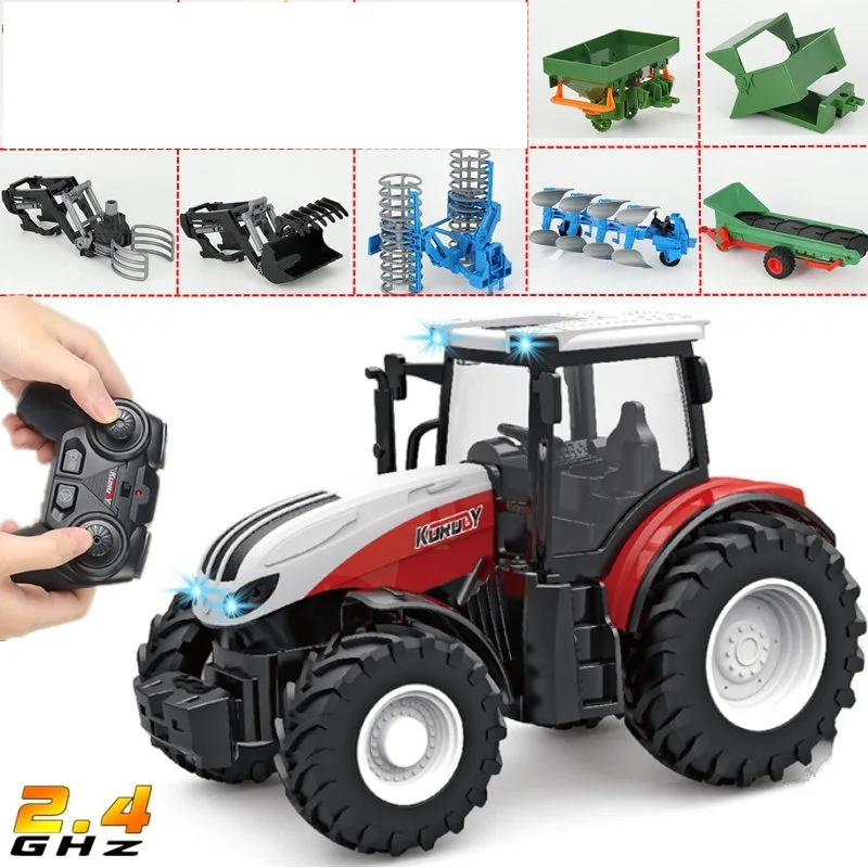 RC-Farm-Tractors-Car-Trailer-2-4G-Radio-Controlled-Cars-Farming ...