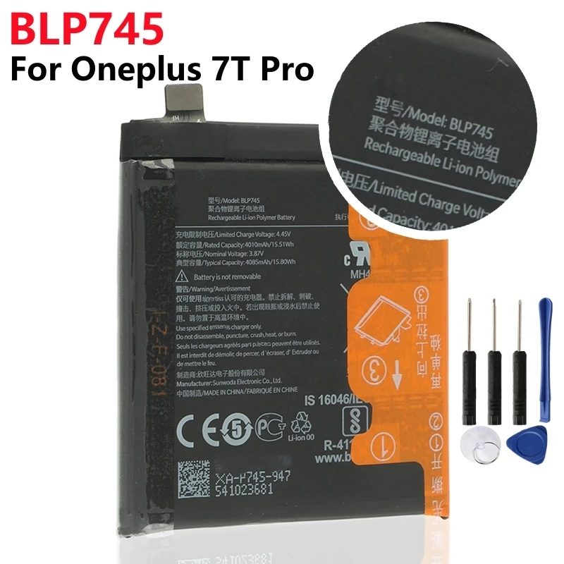 Bater-a-de-repuesto-Original-para-Oneplus-7-T-Pro-7-T-Pro-4000mAh ...