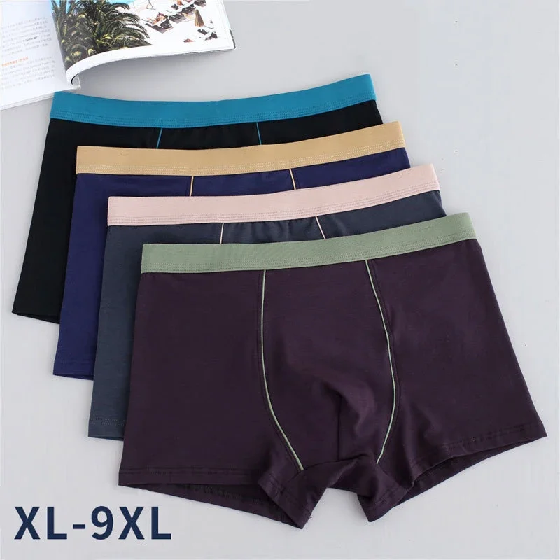 XL-9XL-Big-Size-Men-Underwear-Cotton-Male-Boxer-Plus-Size-Soft ...