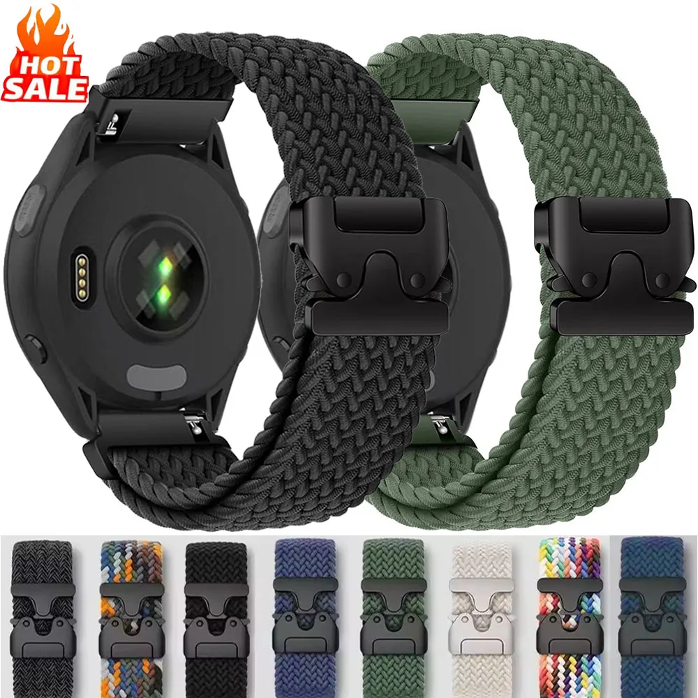 Braided Loop Strap For Garmin Forerunner 965 970 265 165 570 Parachute ...
