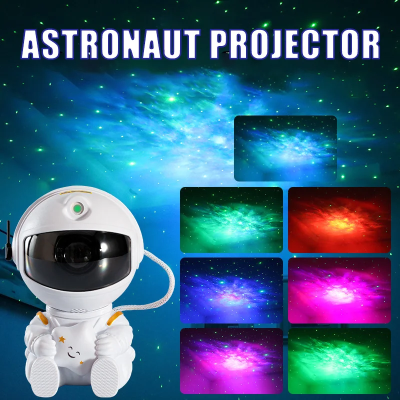 Astronaut Galaxy Star Projector Lamp, Starry Sky Night Light para ...