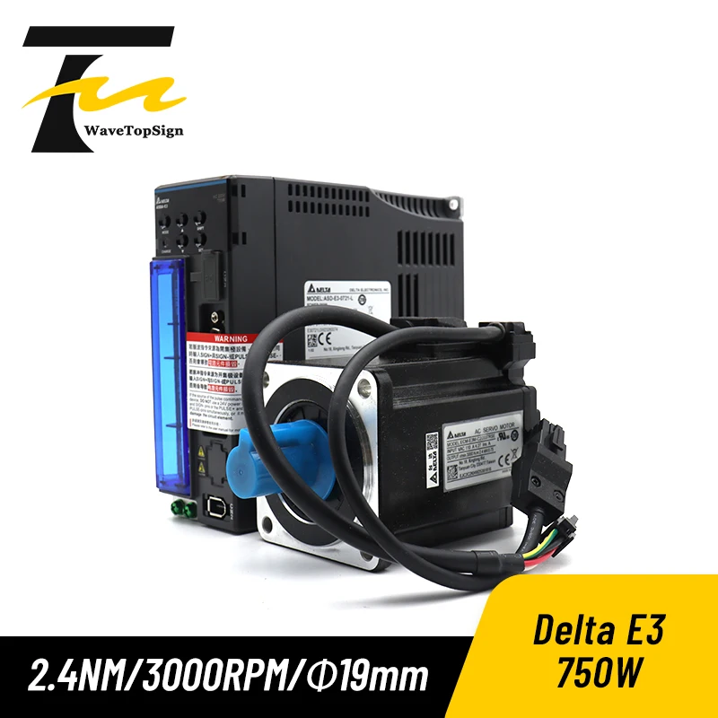 Delta E3 Series 750w Servo motor kits ASD-E3-0721-L ECM-E3M-C20807RSE ...