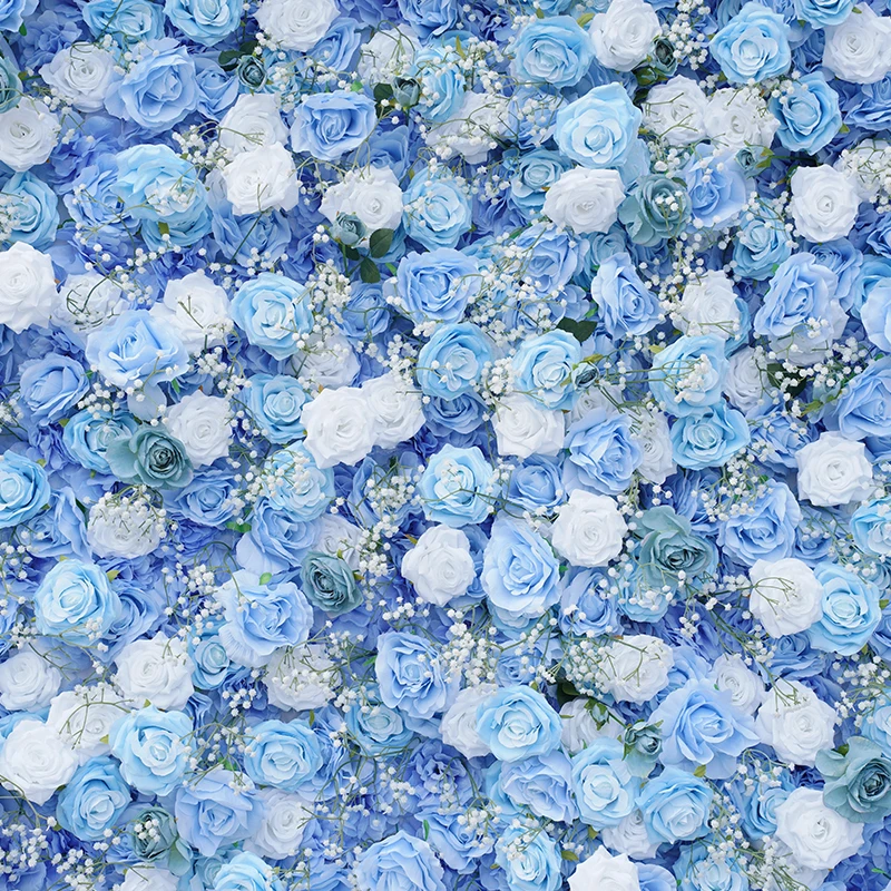 Light Blue Roses Background