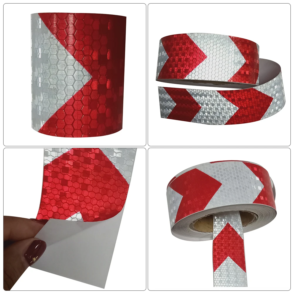 NEW-5cm-300cm-Car-Arrow-Reflective-Tape-Decoration-Stickers-Car-Warning ...