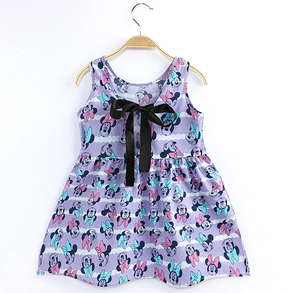 Toddler-Kids-Baby-Girls-Cartoon-Print-Princess-Casual-Dress-Party ...