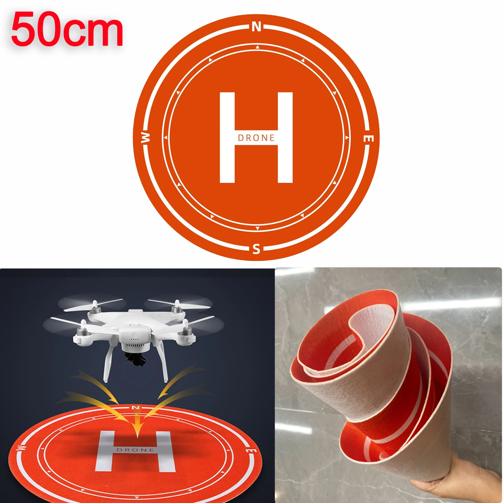 Landing-Pads-50cm-Drone-Universal-Drone-Landing-Cushion-Portable ...