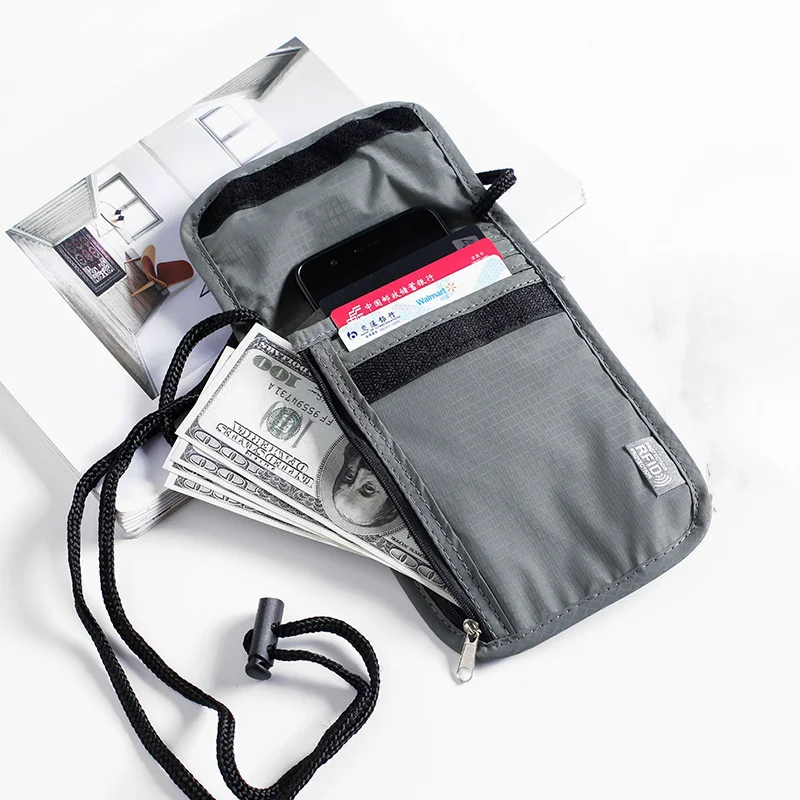 1-Pcs-Waterproof-RFID-Nylon-Storage-Bag-Travel-Document-Card-Passport ...