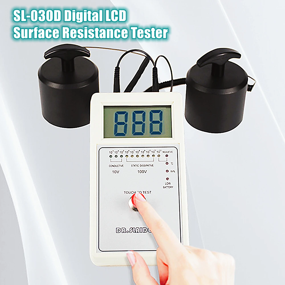 Digital Lcd Electrostatic Field Meter Sl-030b Heavy Hammer Surface ...