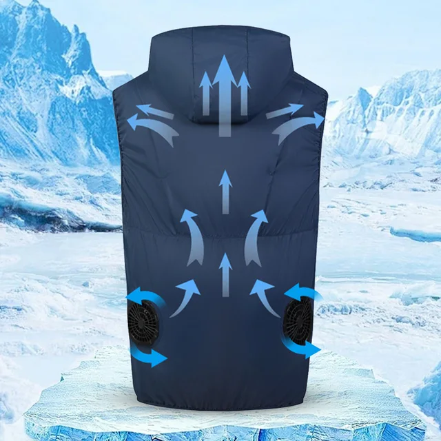 Summer Cooling Vest for Men and Women Lightweight Air Conditioned ...