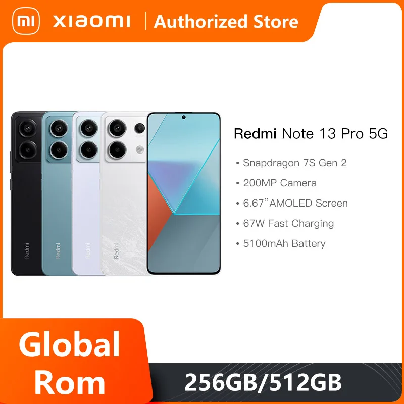 Global-Rom-Xiaomi-Redmi-Note-13-Pro-5G-120Hz-screen-1-5K-Snapdragon-7S ...