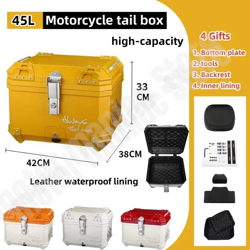 45L-Trunk-for-Honda-Cub-CC110-Universal-Motorcycle-Helmet-Storage-Box ...
