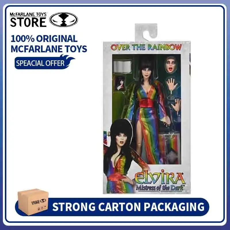 100-Original-NECA-57200-Elvira-amante-de-la-oscuridad-sobre-el-arco ...