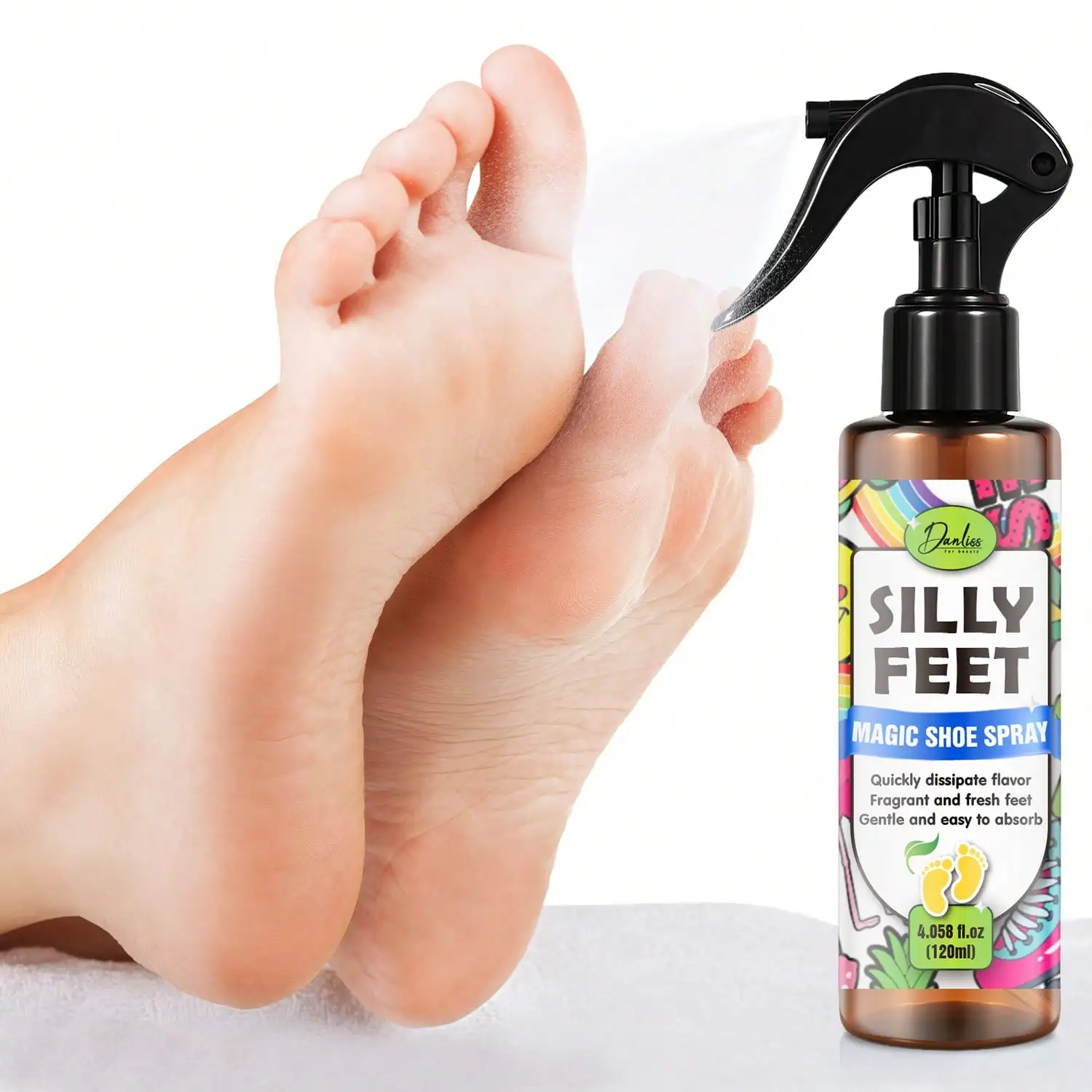 Fast Acting Foot and Shoe Deodorizer Spray, Instantly Neutralizes Odors ...