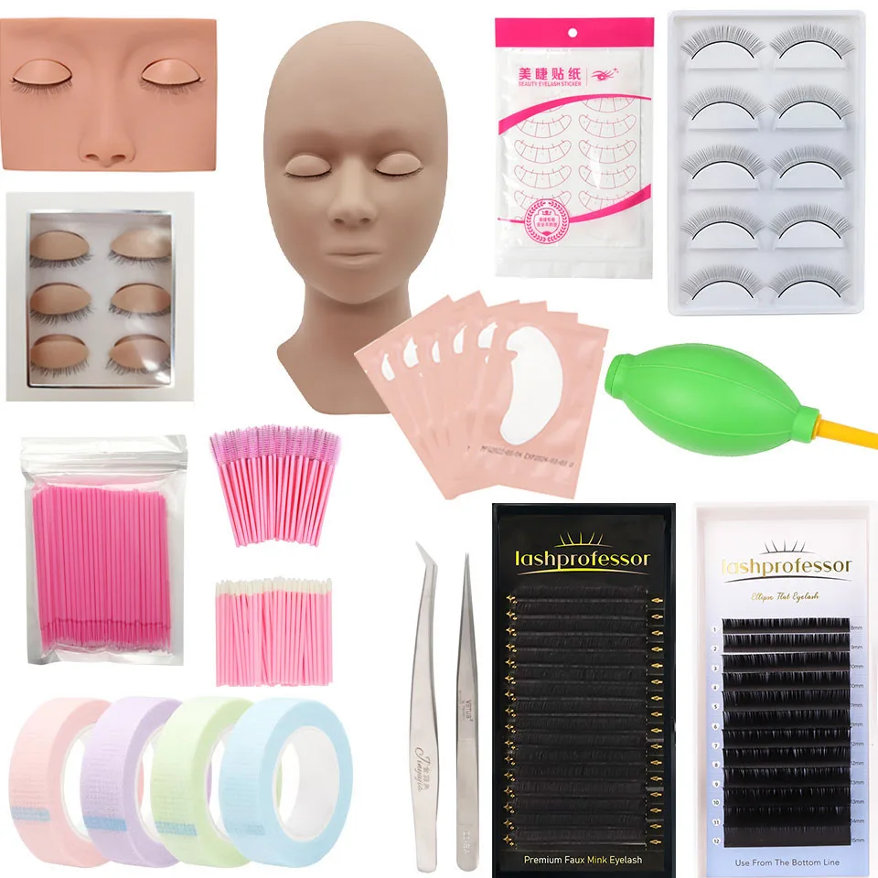 Lashprofessor-Lash-Extension-Training-Kit-Set-For-Beginners-Practice ...