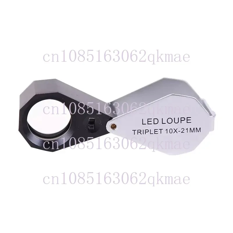 Jeweler-Loupe-30x-Magnifying-21mm-Triplet-Optical-LED-Light-Gemstone ...