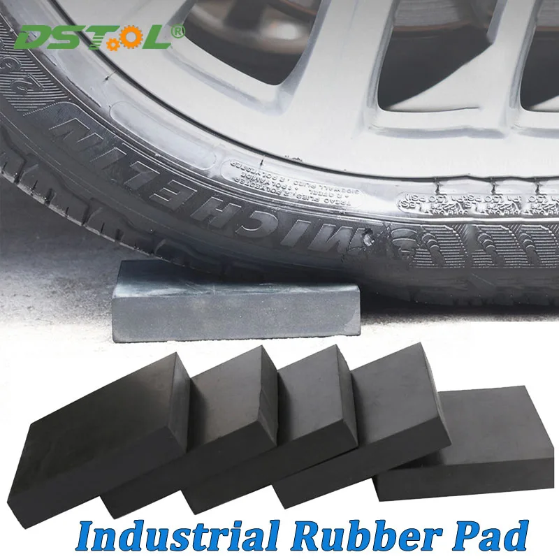 Black Rubber Cushion Block Processing Damping Pad Thickened Equipment ...