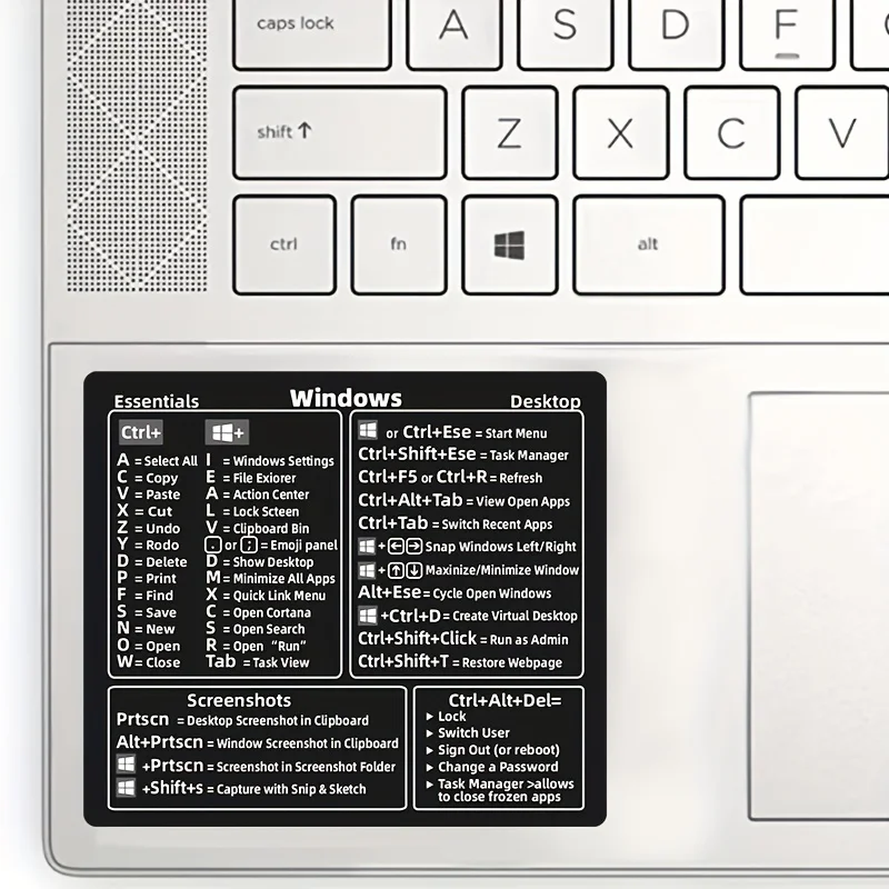 Windows-Shortcut-Button-Sticker-Save-Time-and-Boost-Productivity ...