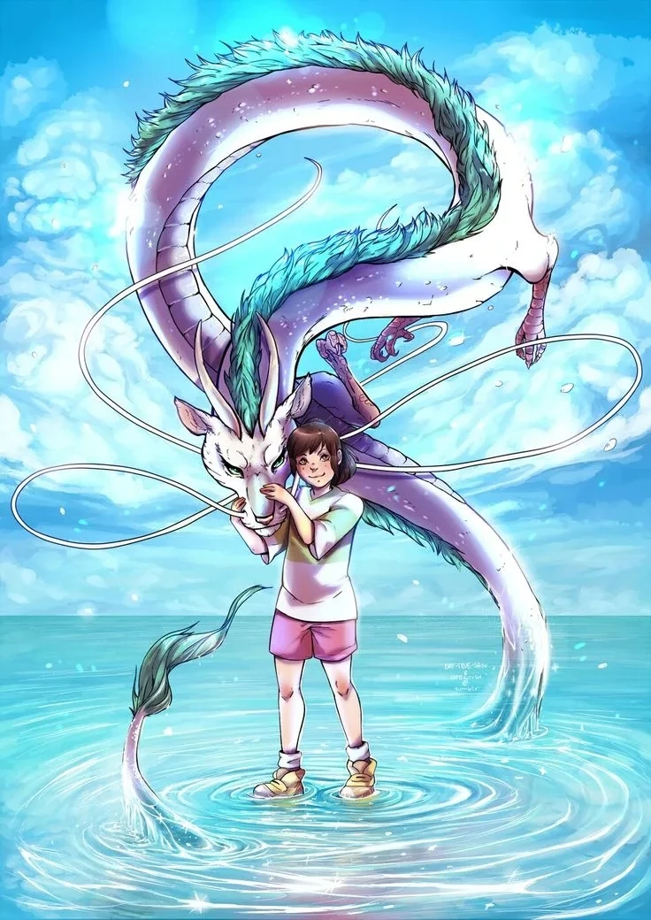 Spirited Away Haku Dragon Form Wallpaper