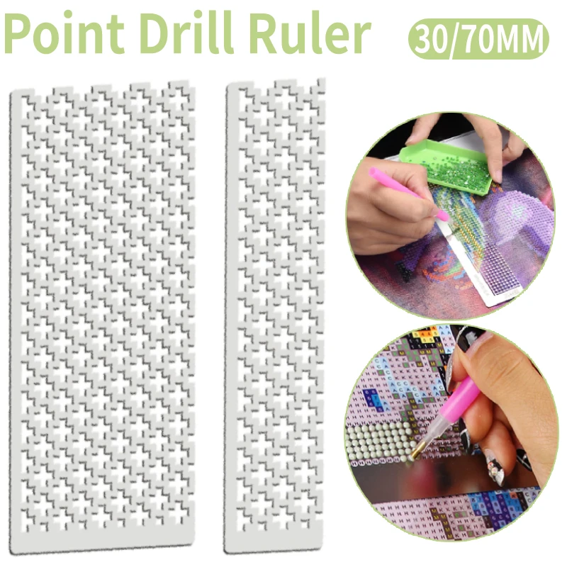 125 Dispaint DIY Diamond Painting Tools Drawing Ruler Square Drill ...