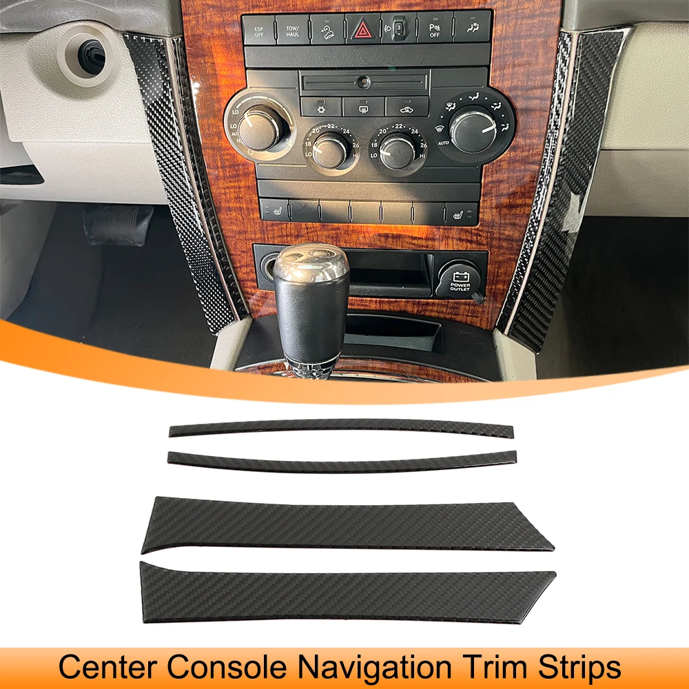 Car Center Console Navigation Side Decoration Strips Trim for Jeep ...