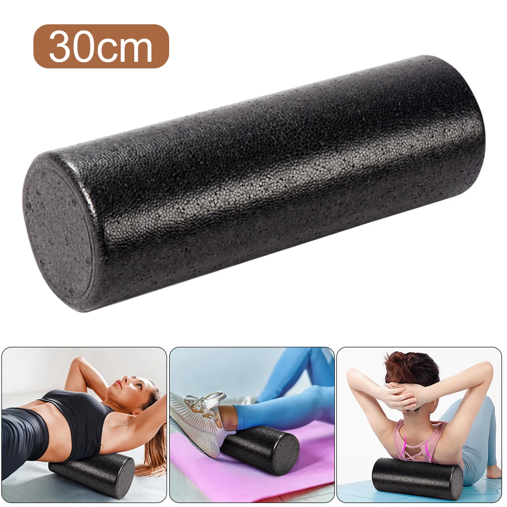 12-Inch-Solid-Core-Back-Foam-Roller-Foam-Massage-Roller-Deep-Tissue ...
