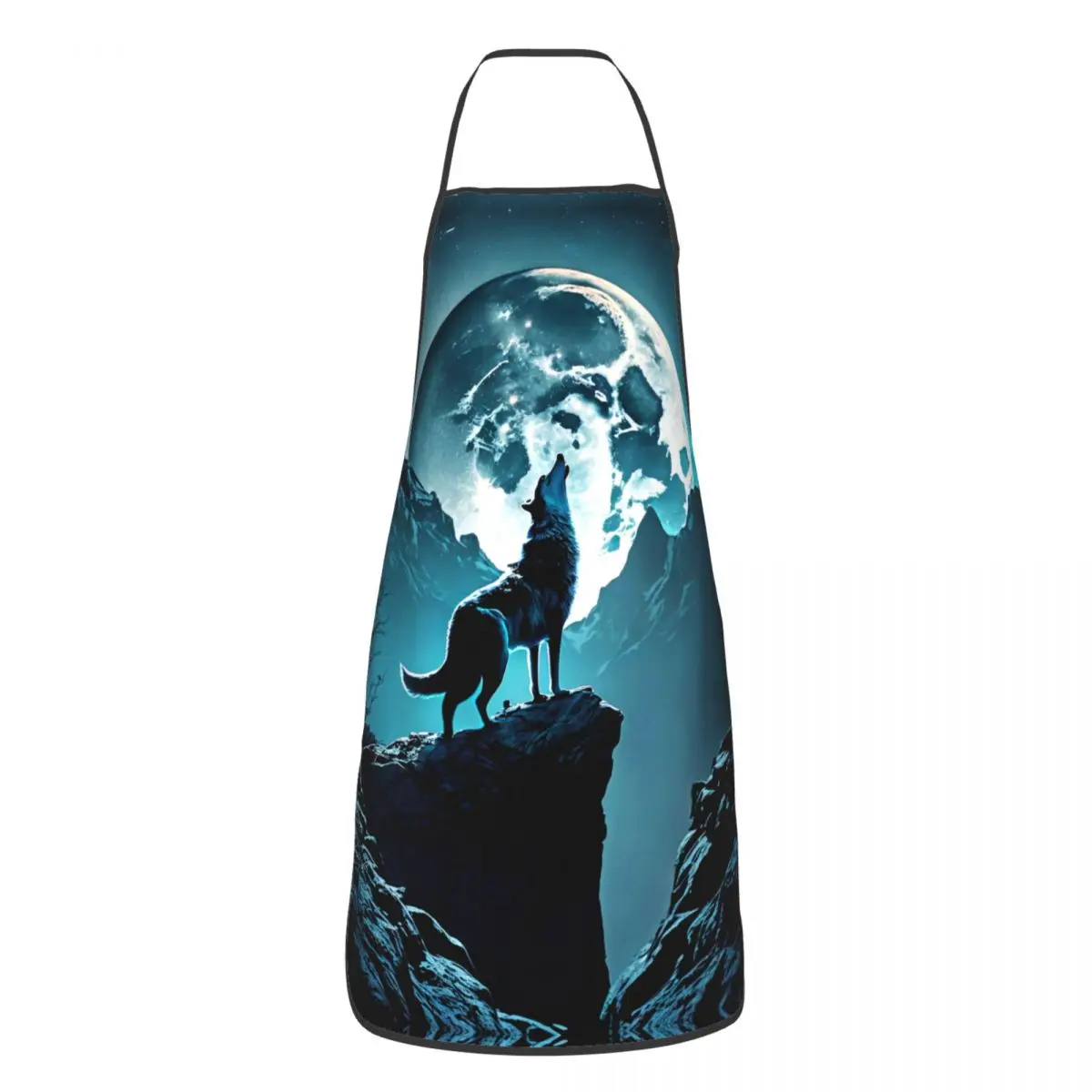 Custom-Bib-Animal-Wolf-Aprons-Men-Women-Unisex-Adult-Chef-Cooking ...