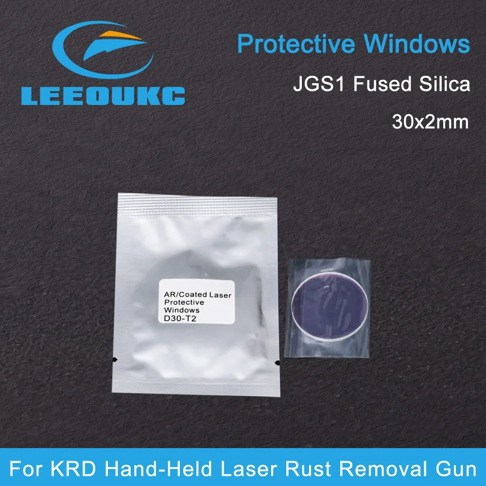200Pcs/Lot Laser Protection Windows/mirror 30x2mm Quartz Optic Fiber ...