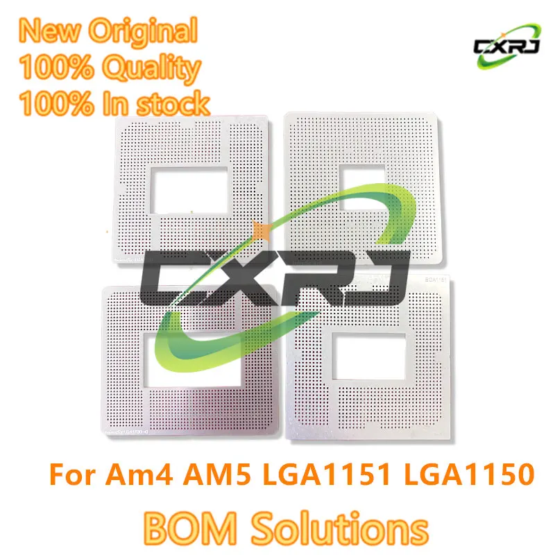 CPU-Foot-Printing-Solder-Paste-malha-de-a-o-raspador-Tin-BGA-Stencil ...