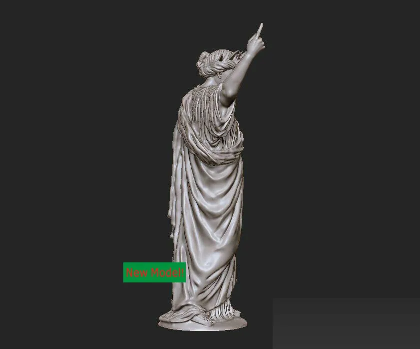 3D Model Relief Stl Modellek Fájl Formátumú Istennő Az Örökkévalóság ...