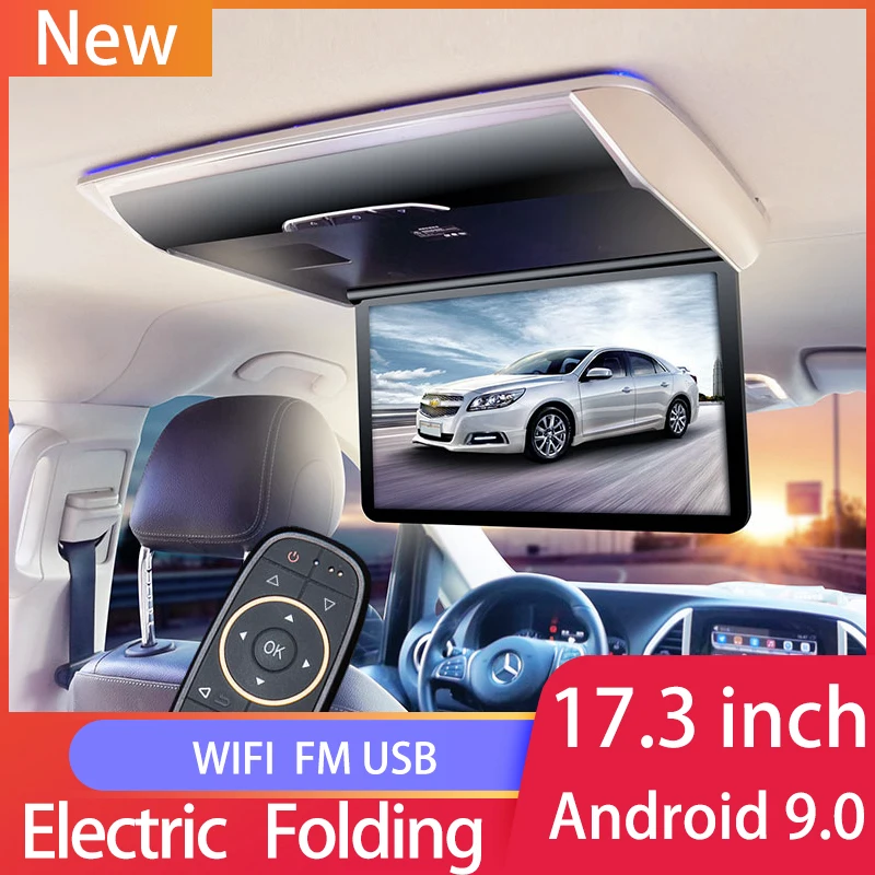 Electric Folding Car Monitor Android 9.0 Ips Screen Car Video Playes ...