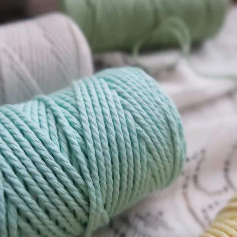 Cotton Rope Macrame 3mm | Cotton Macrame Cord | Macrame Cord 3mm ...
