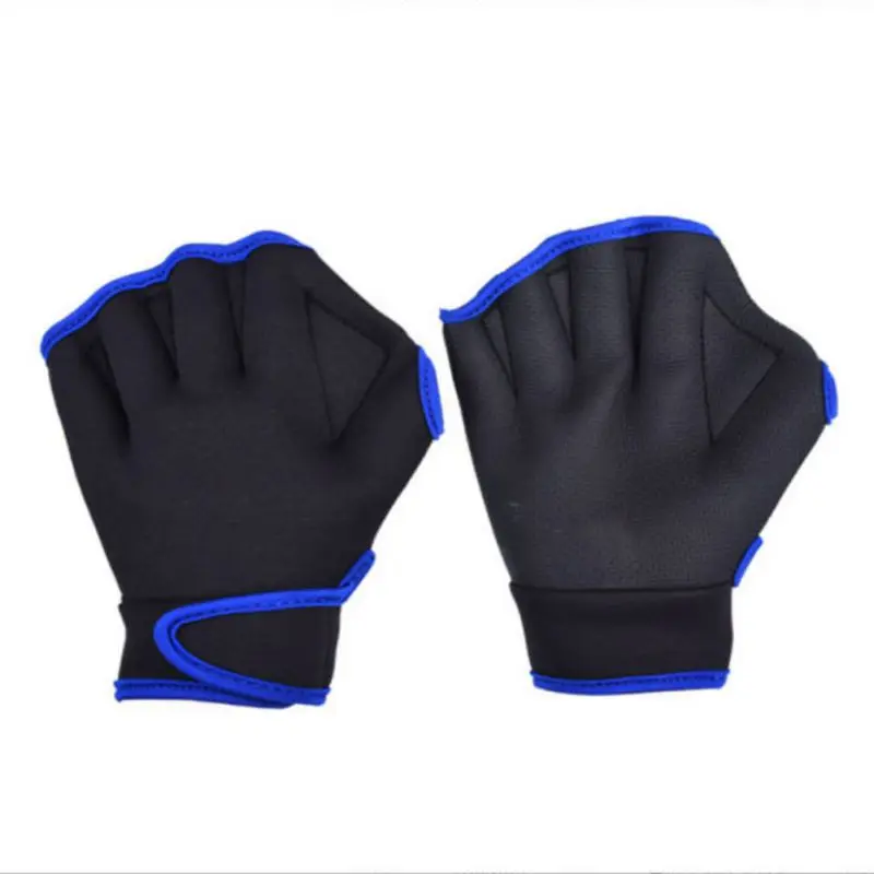 1-Pair-Adjustable-Webbed-Swimming-Gloves-Aquatic-Fit-SwimPaddles ...