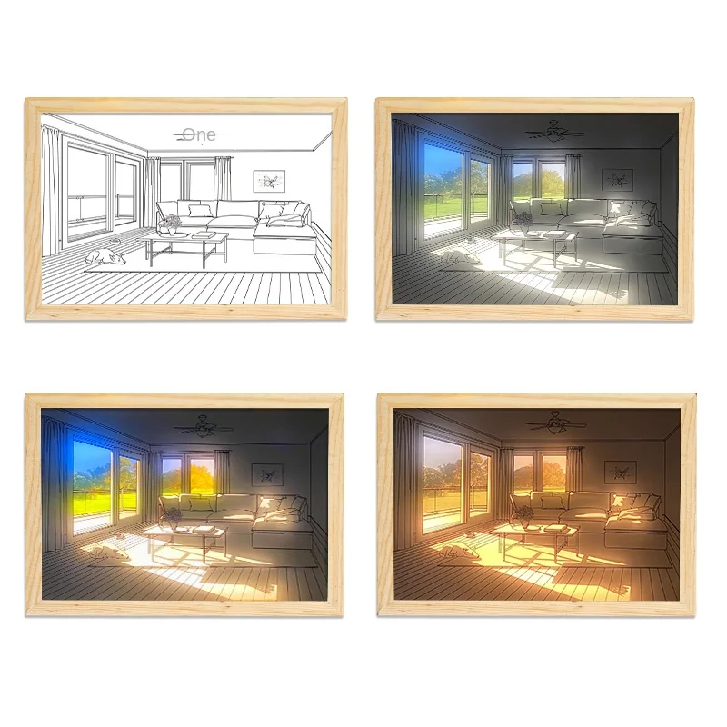 LED-Light-Deco-Painting-Dimming-Wall-Lamp-Ins-Murals-Painting-Lights ...
