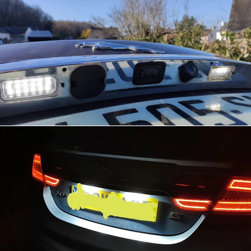 Ford Focus 1 LED License Plate Lights For Ford Focus 2 & C-Max MK1 2003 ...