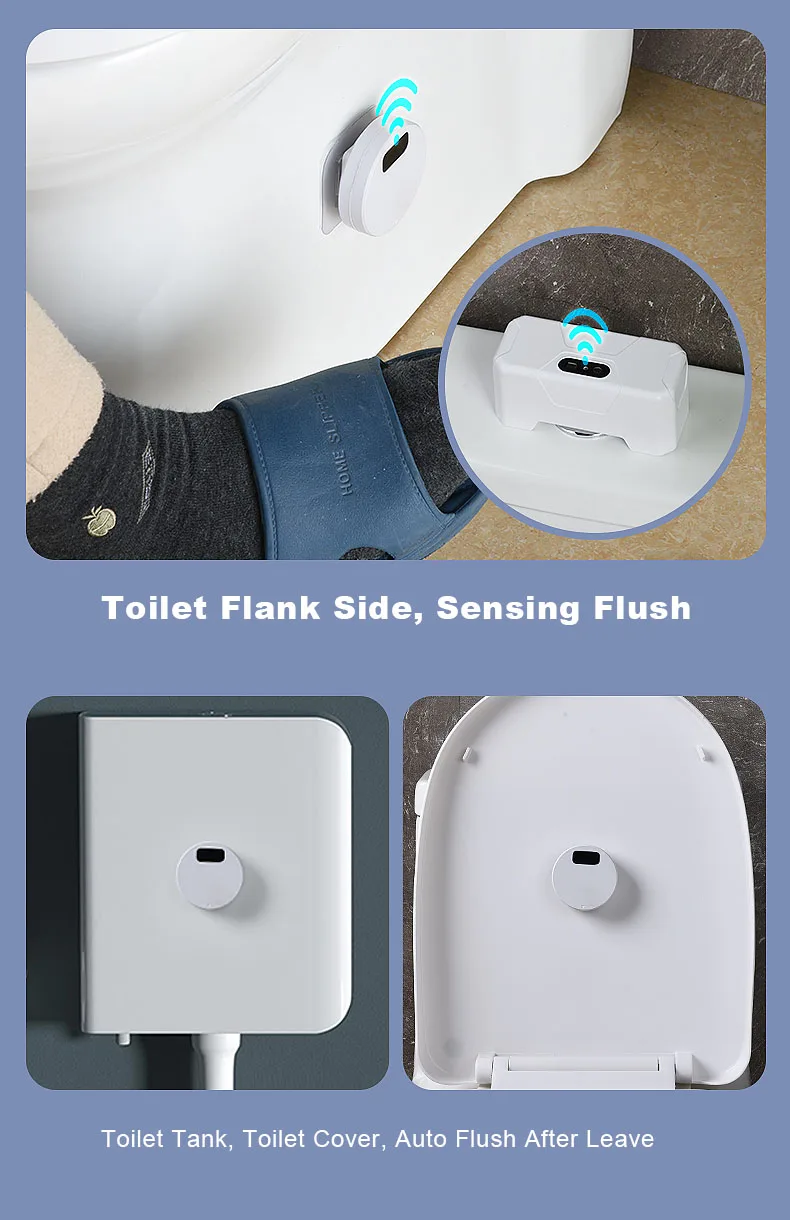 IIntelligent Toilet Sensor Non-contact Flushing Device with Infrared ...
