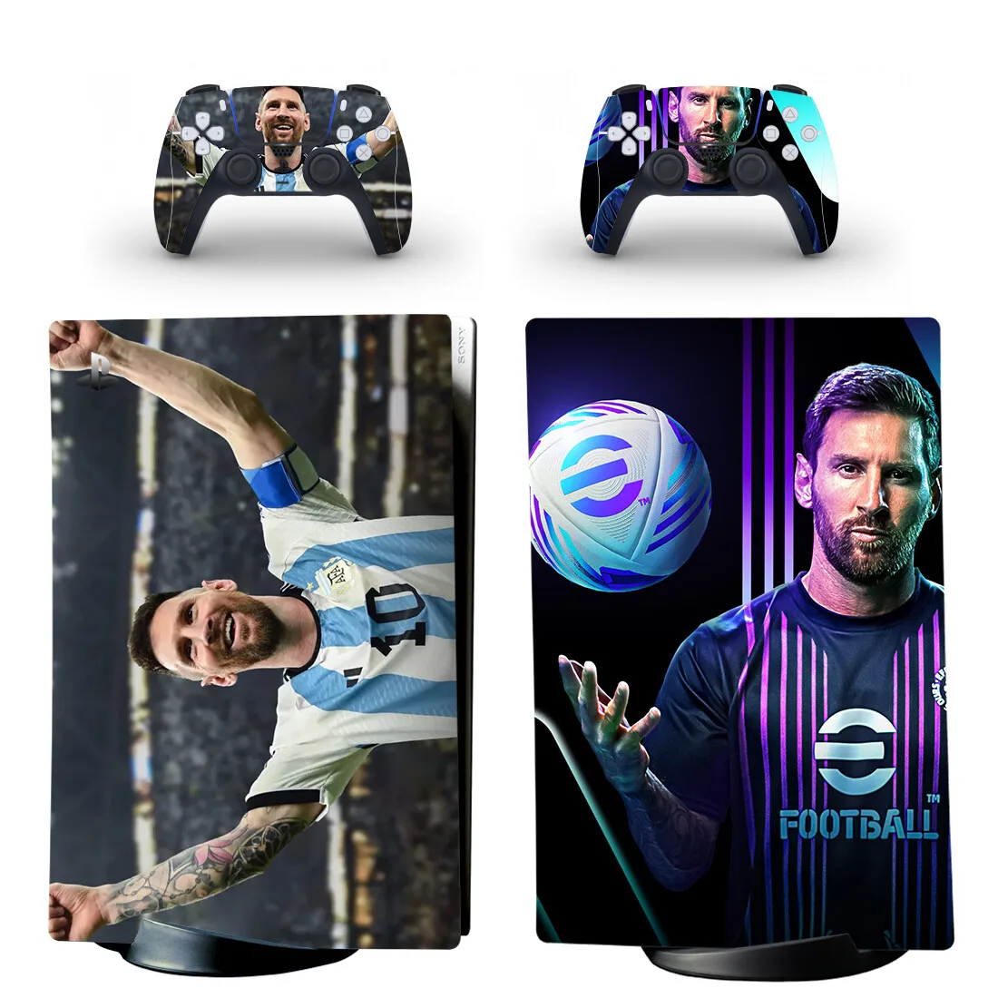 Football-Star-Messi-PS5-Digital-Skin-Sticker-Decal-Cover-for-Console ...
