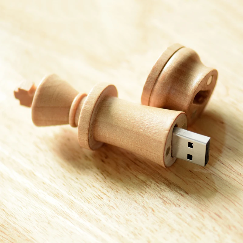 Creative-Gift-Wood-Chess-USB-2-0-Flash-Drive-Real-Capacity-Pen-Drive ...