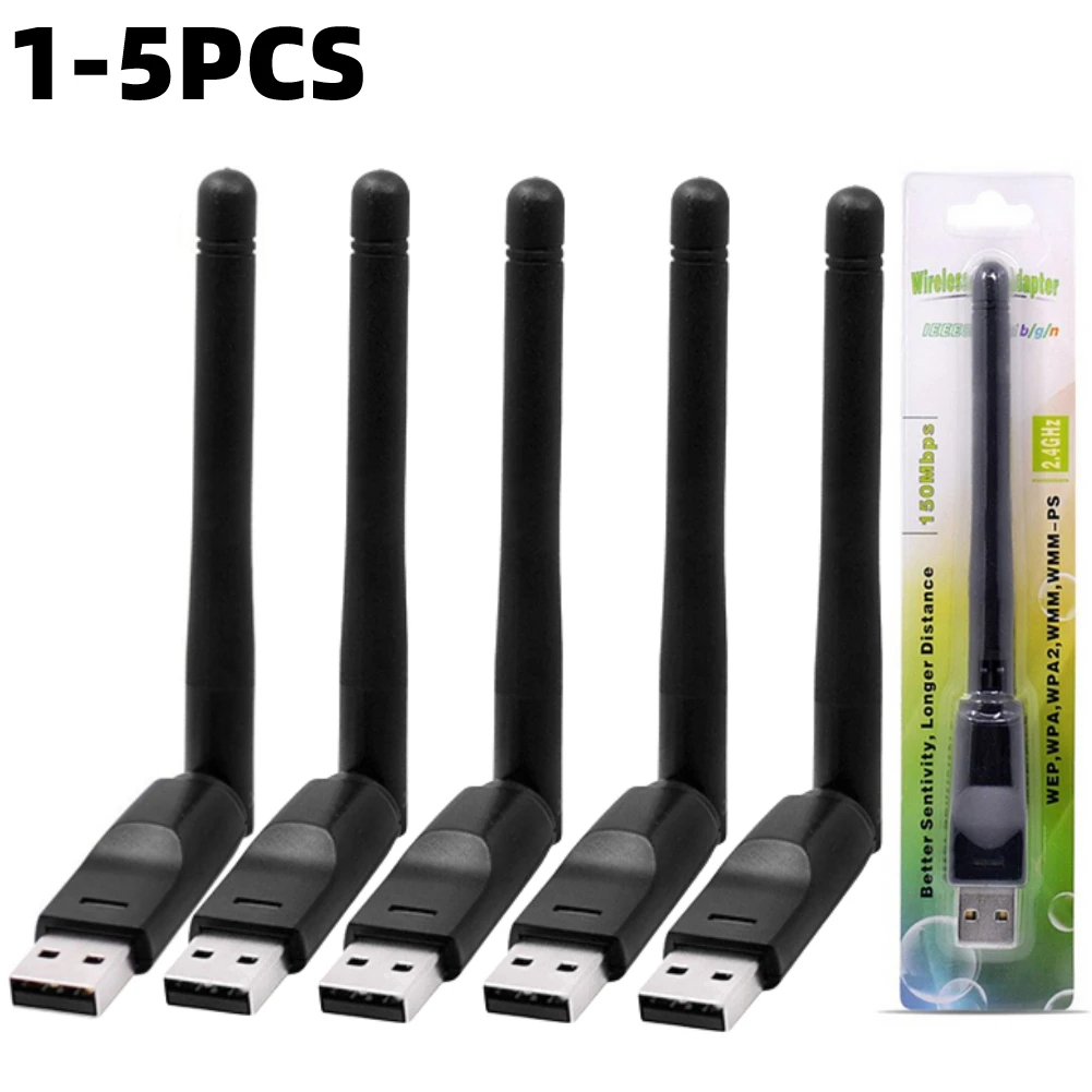 1-5-pces-mt7601-placa-de-rede-sem-fio-150mbps-usb-wifi-adaptador-de ...
