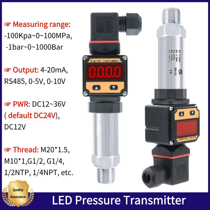 LED-Display-Pressure-Transmitter-Water-Oil-Gas-Liquid-Pressure-Sensor-4-20mA-RS485-Output-Vacuum ...