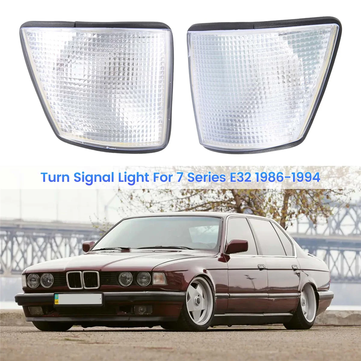 Car-Corner-Light-Turn-Signal-for-BMW-7-Series-E32-1986-1994-63171374011 ...