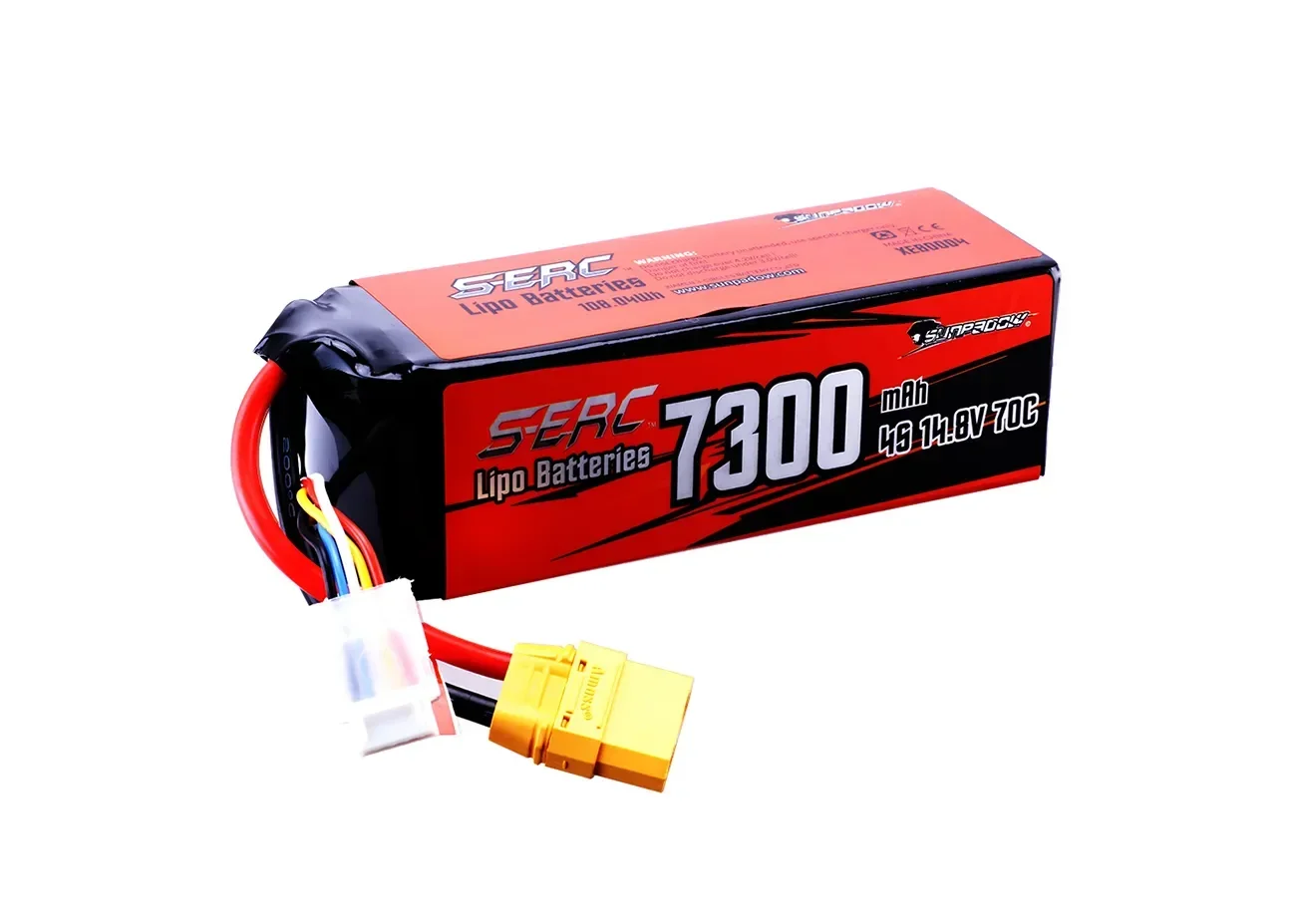 4S-14-8V-Lipo-Battery-7300mAh-70C-Soft-Pack-with-XT90-Plug-for-RC ...