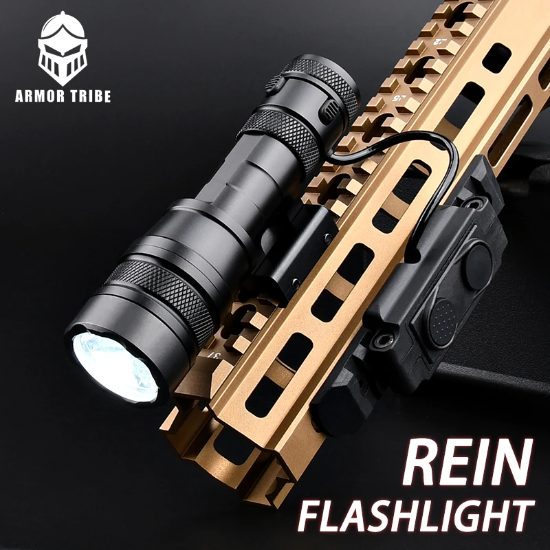 REIN Flashlight Tactical Metal 1000 Lumens High Power Airsoft Clou ...