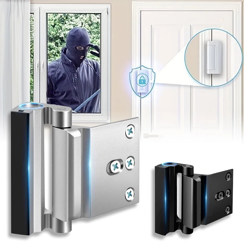 Door-Lock-for-Home-Security-Aluminum-Alloy-Easy-to-Install-Door-Latch ...