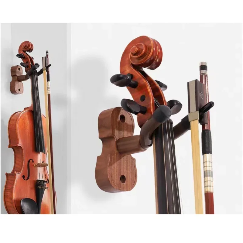 Practical-Design-Wall-Mounted-Violin-Fiddle-Viola-Hanger-Hook-Durable ...